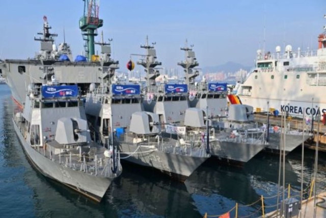 South Korea Launches Four New High-Speed Coastal Patrol Ships